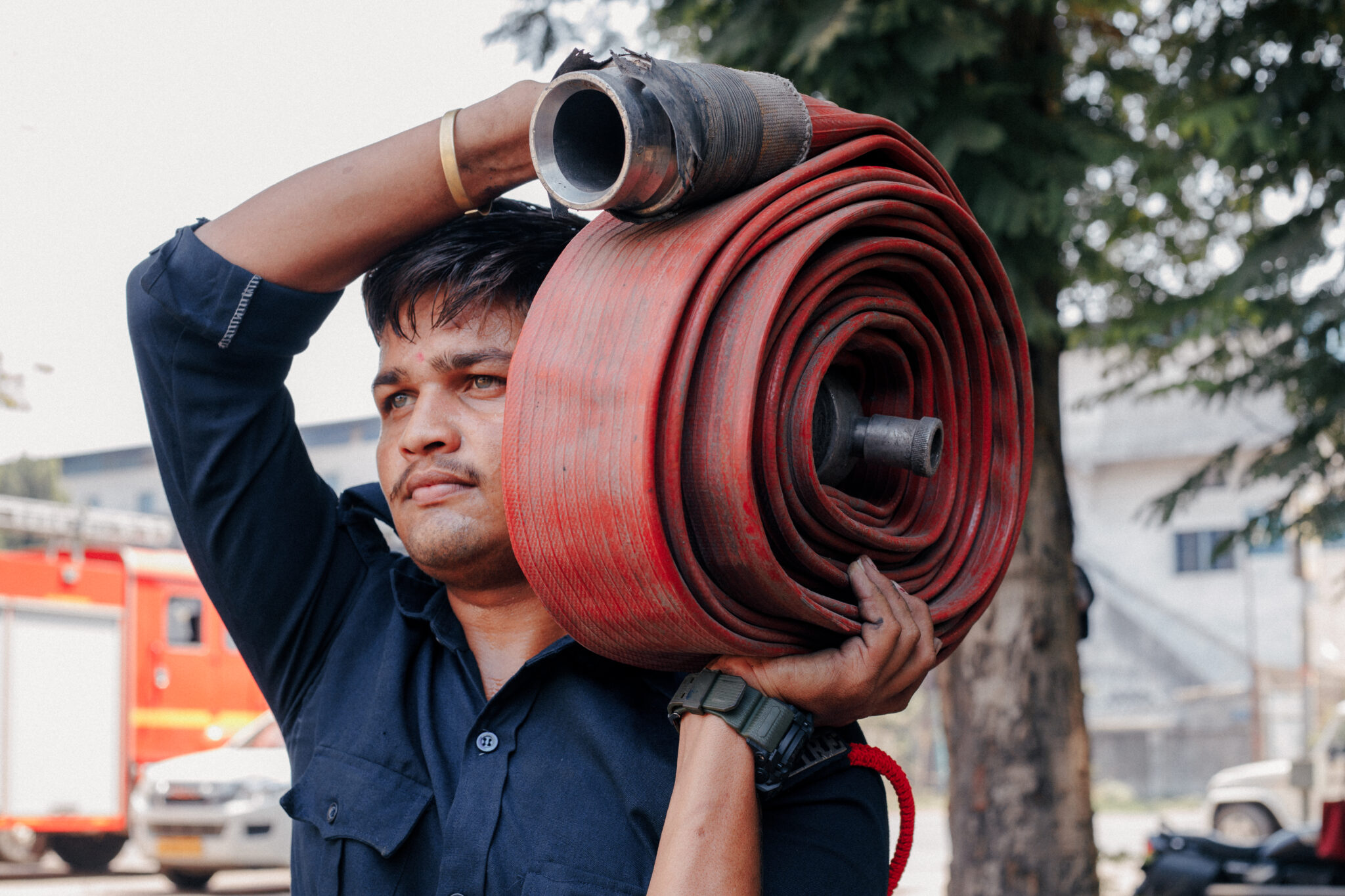 India leads the world in fire services and disaster management.